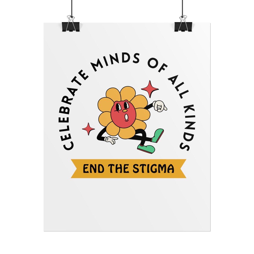 Celebrate Minds of All Kinds 8x10 Poster, Neurodiversity Affirming ...