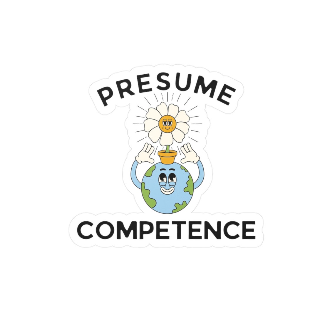 Presume Competence Sticker, Autism Acceptance Sticker, Neurodiversity ...