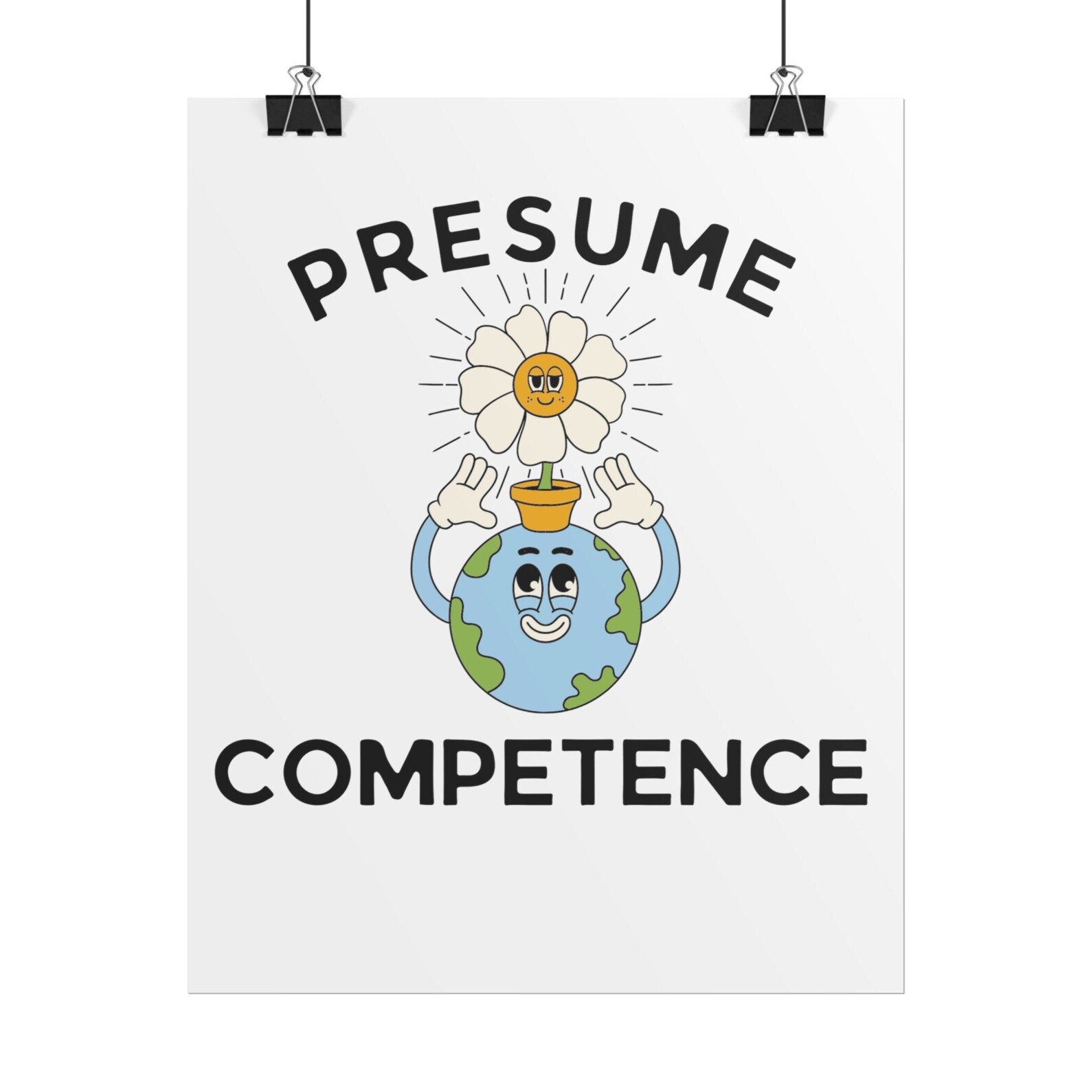 Presume Competence 8x10 Poster, Neurodiversity Affirming Poster, Autism ...