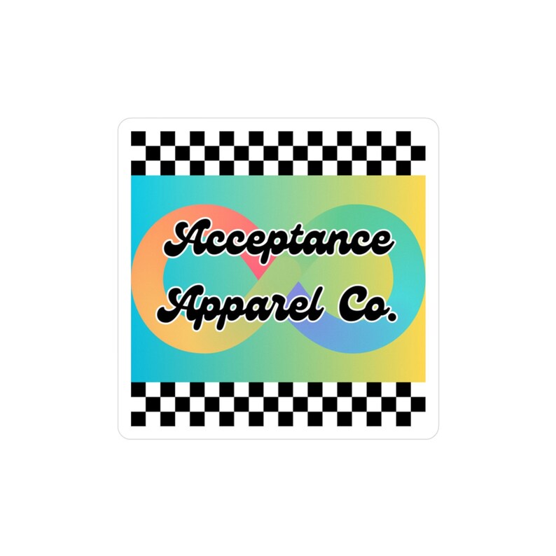 Acceptance Apparel Co. Logo Sticker, Neurodiversity Sticker, Autism ...