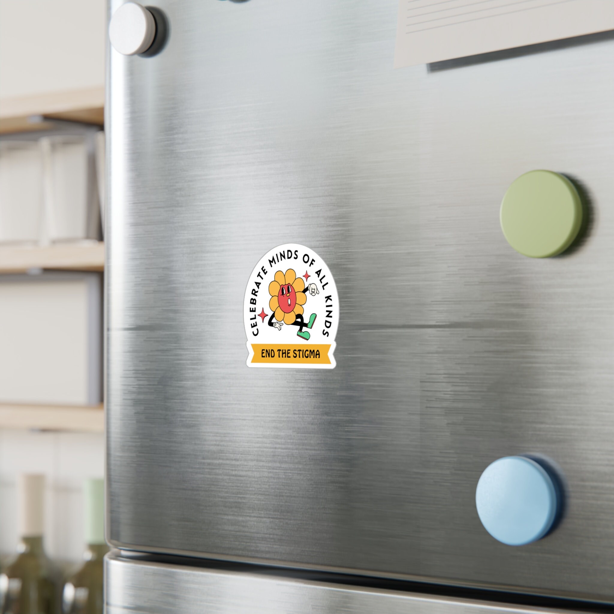 Celebrate Minds of All Kinds Sticker, Autism Acceptance Sticker ...