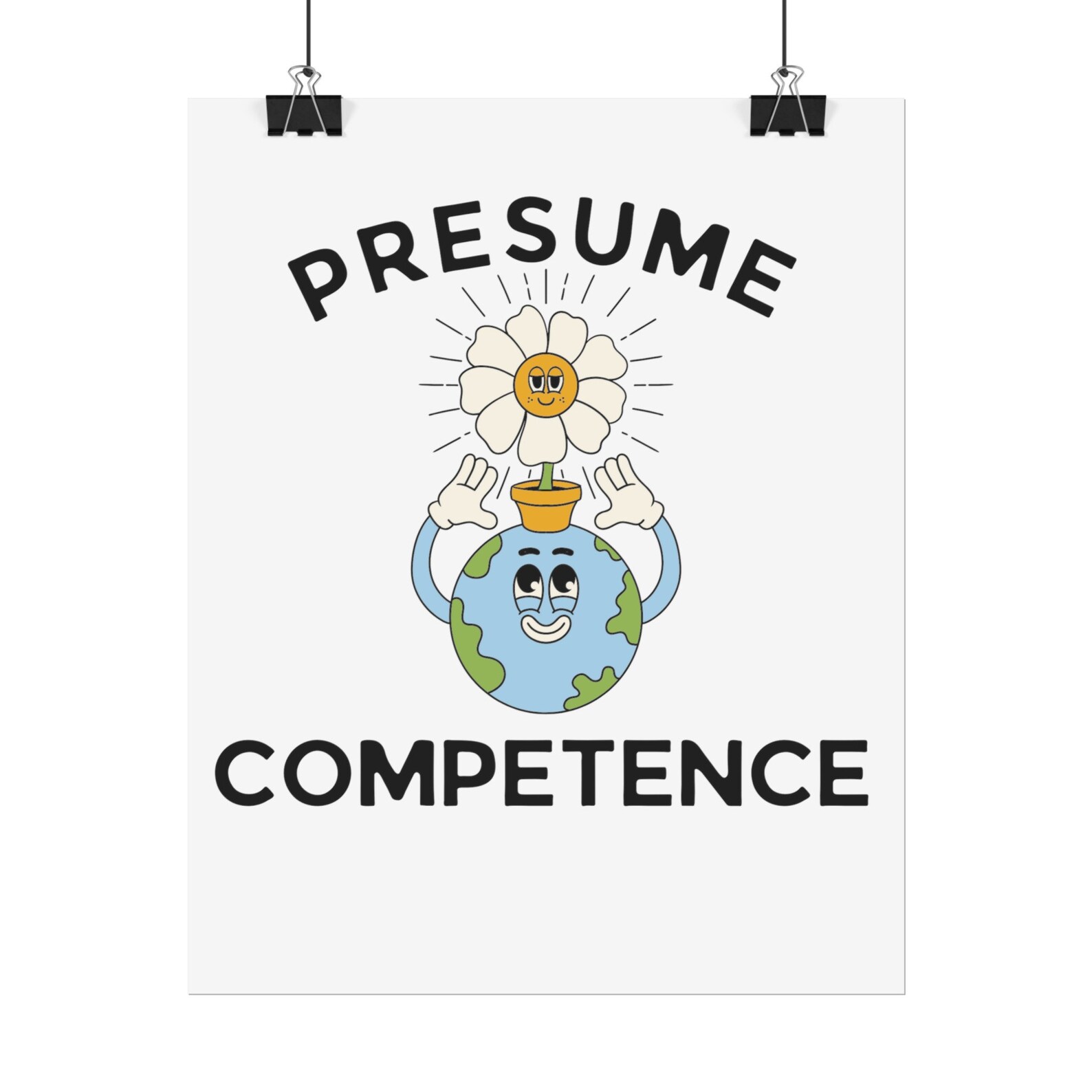 Presume Competence 8x10 Poster, Neurodiversity Affirming Poster, Autism ...