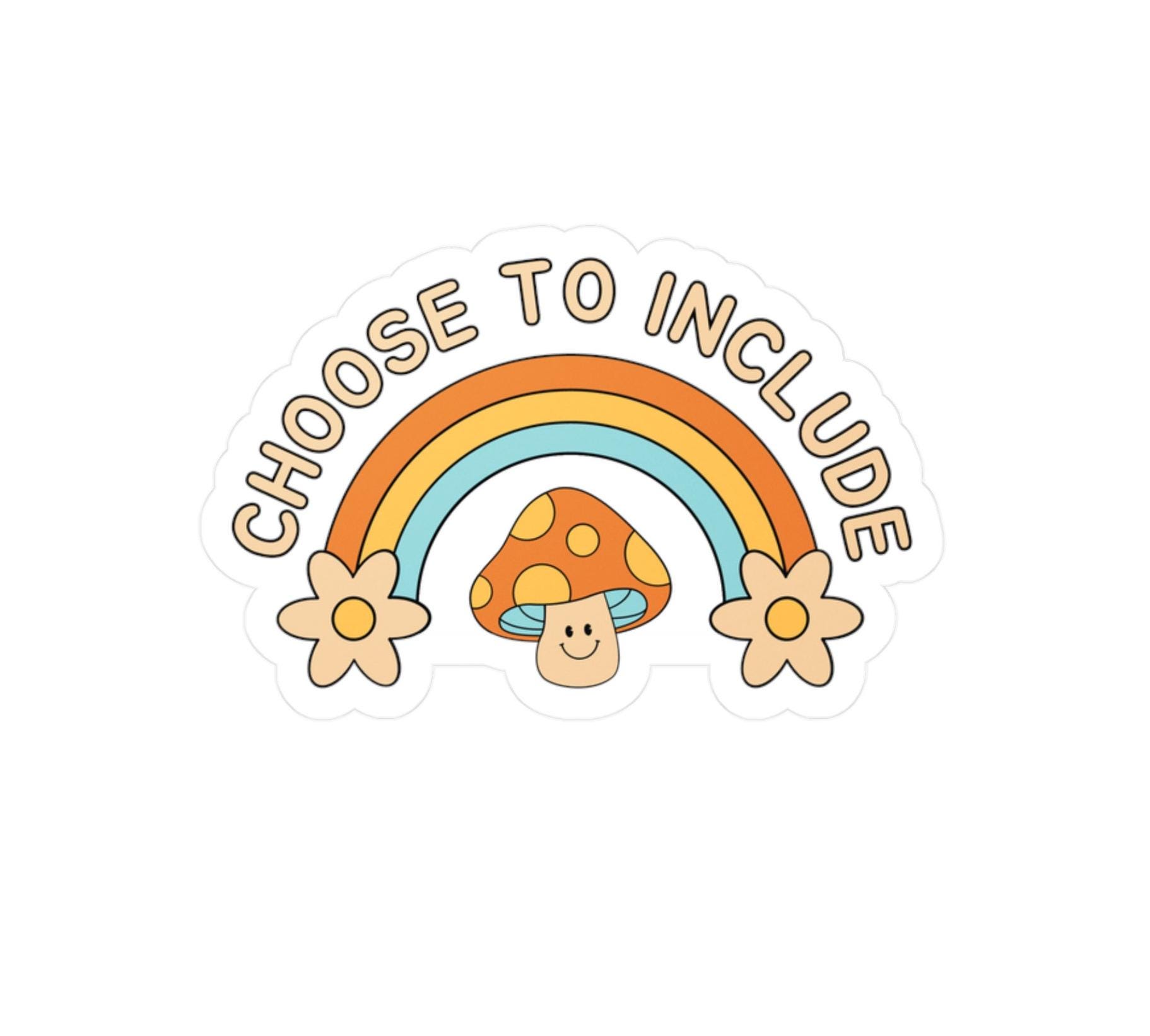 Choose to Include Sticker, Autism Acceptance Sticker, Neurodiversity ...