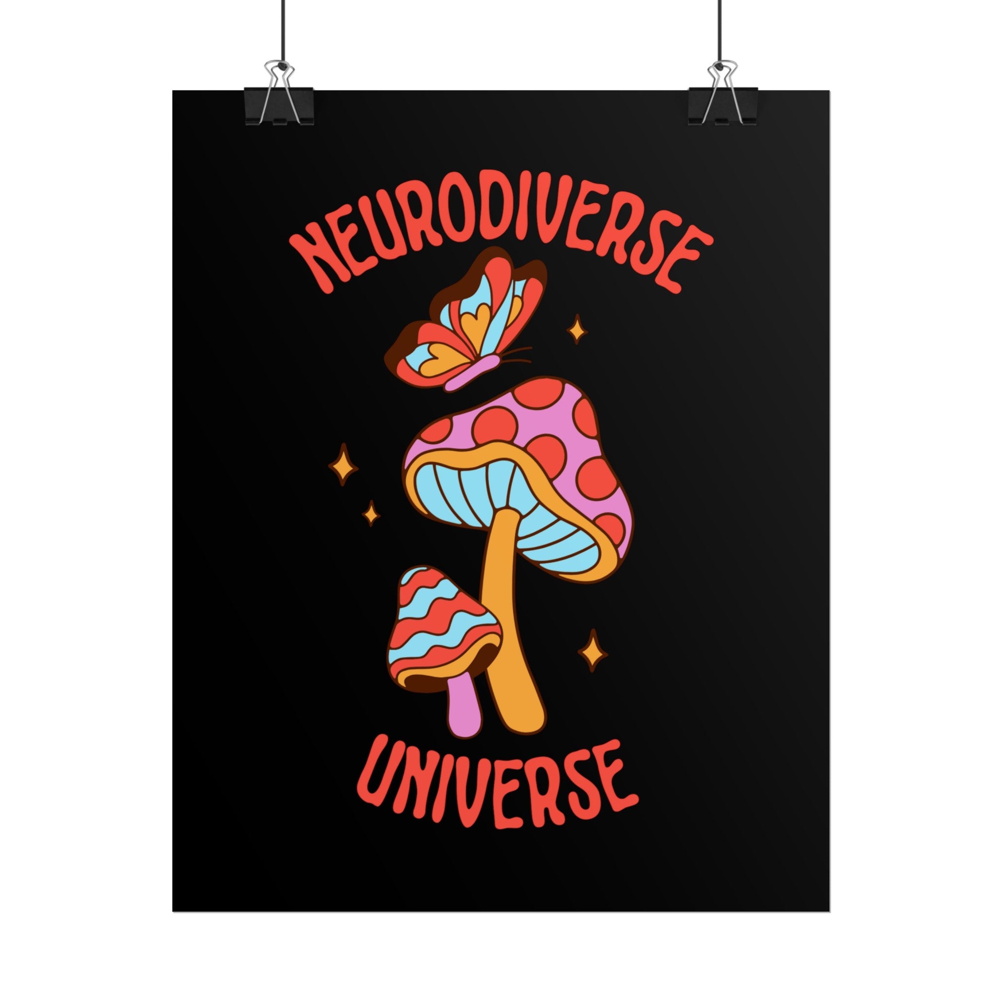 Neurodiverse Universe 8x10 Poster, Neurodiversity Affirming Poster ...