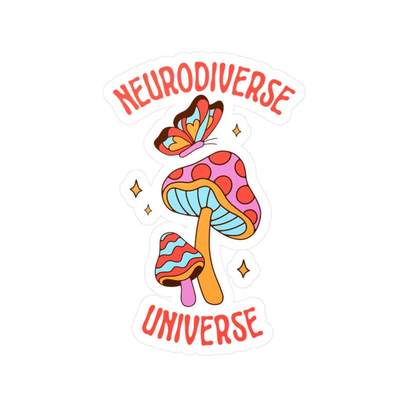 Neurodiverse Universe Sticker, Autism Acceptance Sticker ...