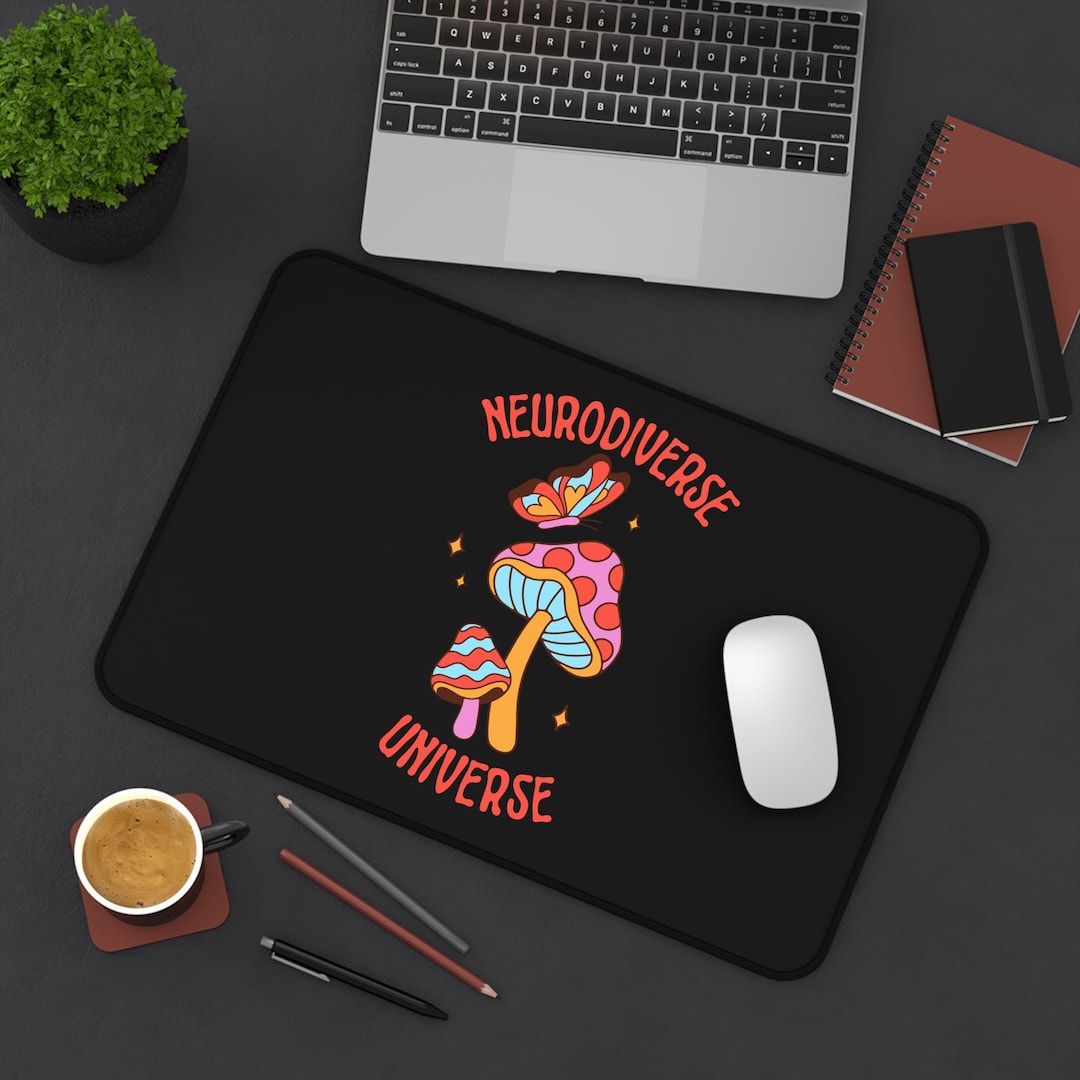 Neurodiverse Universe Desk Mat, Neurodiversity Desk Mat, Autism ...