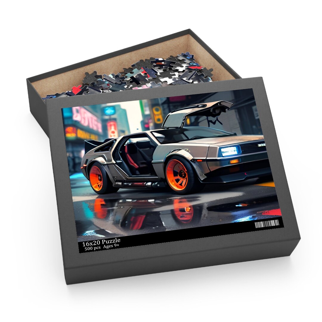 Relive the Adventure: Delorean Puzzle, Back to the Future Inspired 110 ...