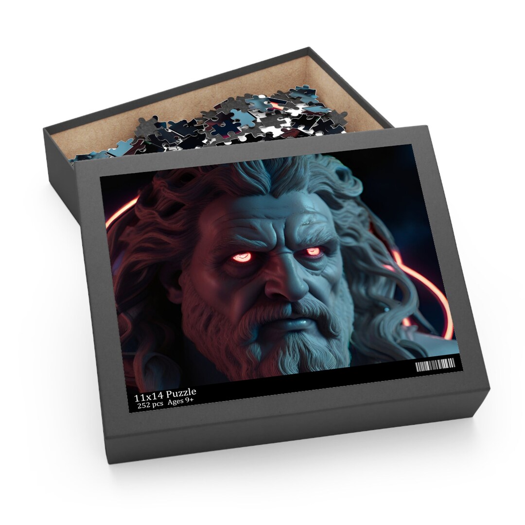 Zeus Puzzle, God Zeus Puzzle, Gods of Olympus Puzzle, Greek Mythology ...