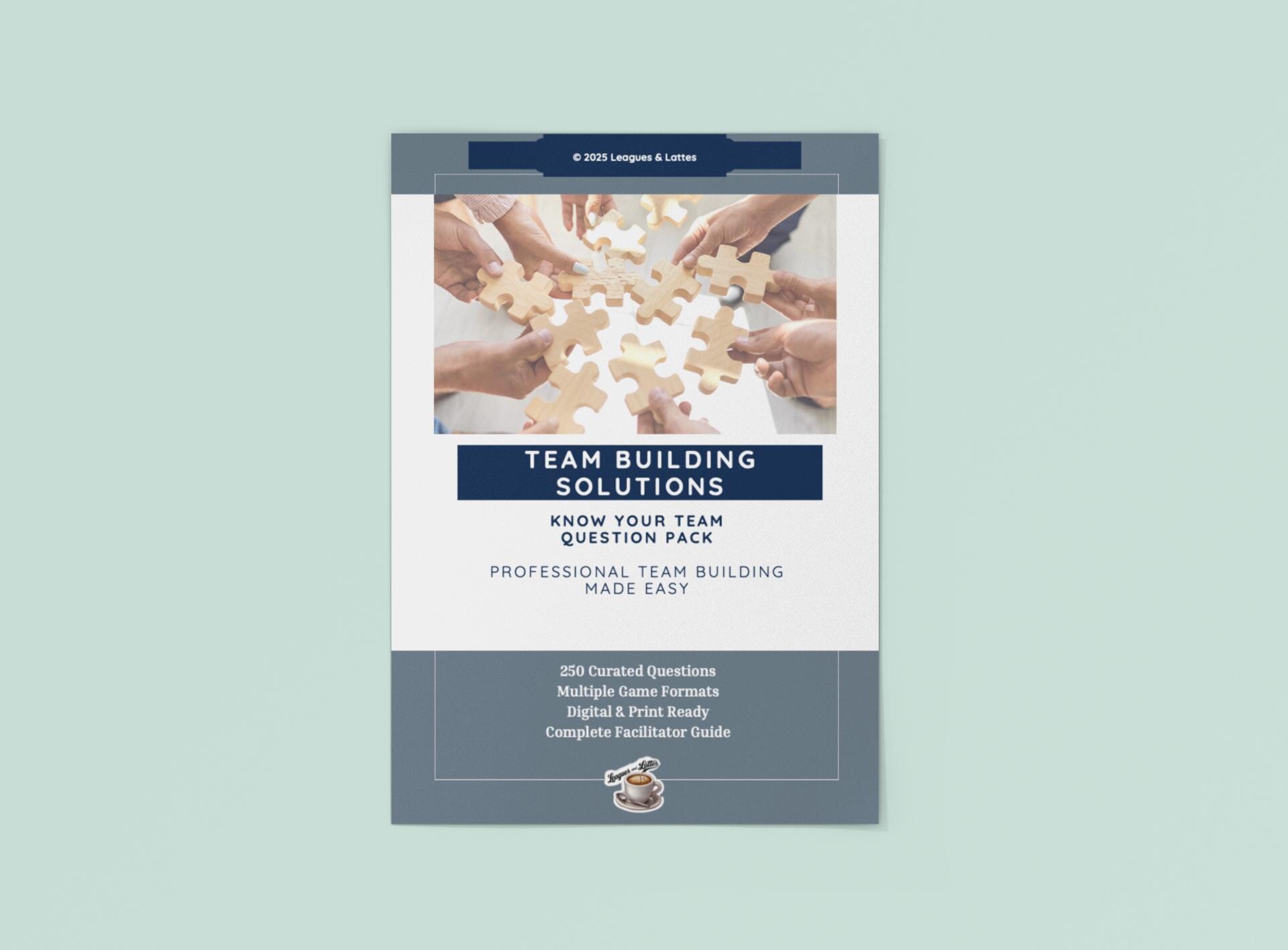 Team Building Games Cards | 250 Ice Breaker Questions for Employee ...
