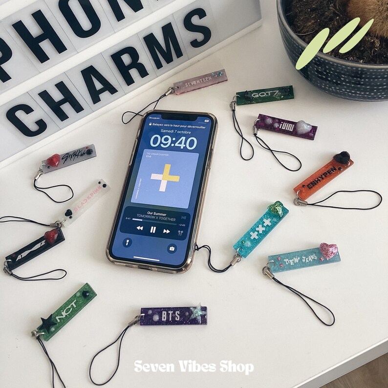 Phone Charm Ateez Blackpink BTS Enhypen gidle Got7 NCT New Jeans ...