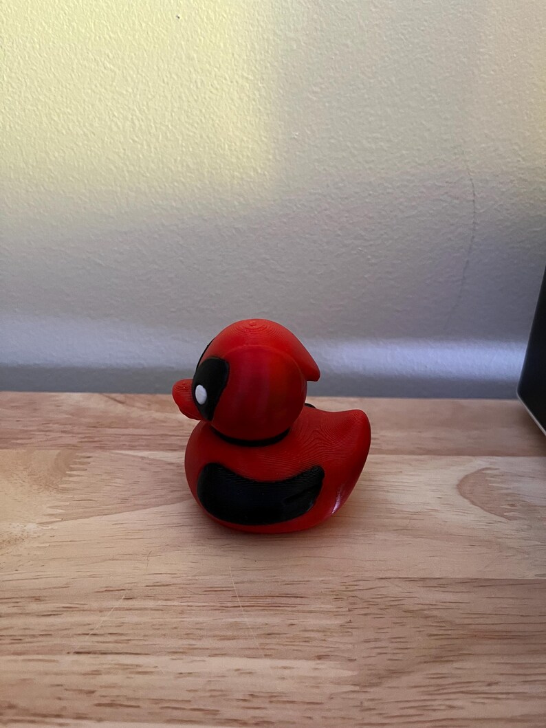 Deadpool Duck, 3D Printed Deadpool Style Duck, Wolverine, Marvel ...
