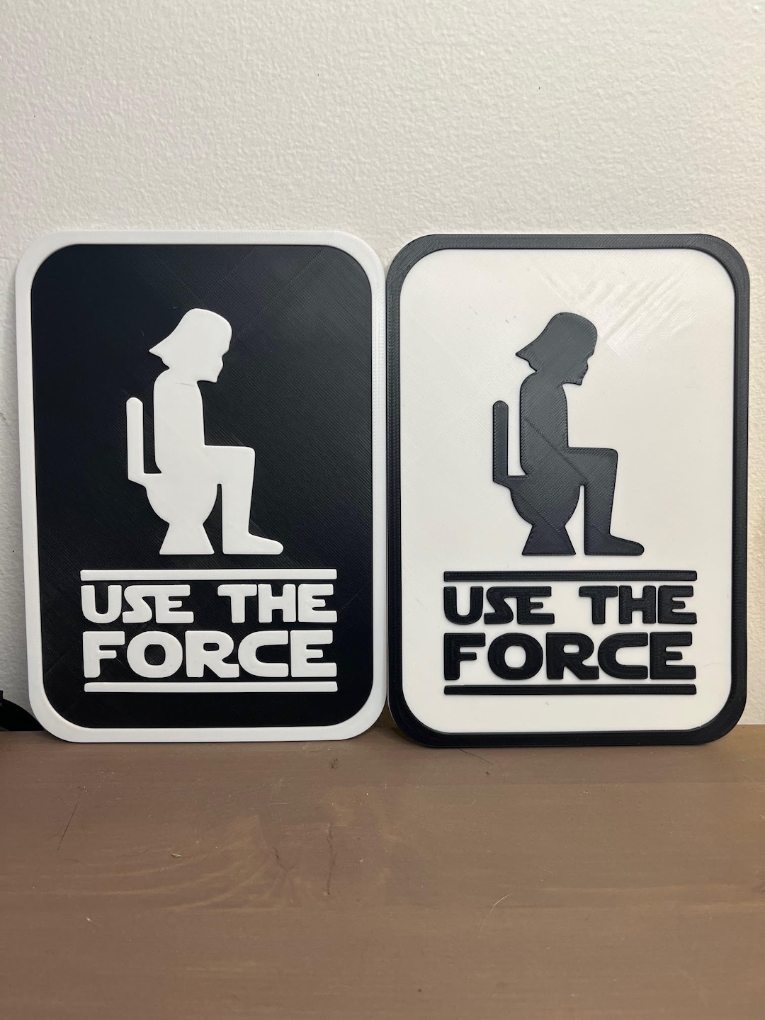Darth Vader Bathroom Sign, Use the Force Bathroom Sign, Starwars Fan ...
