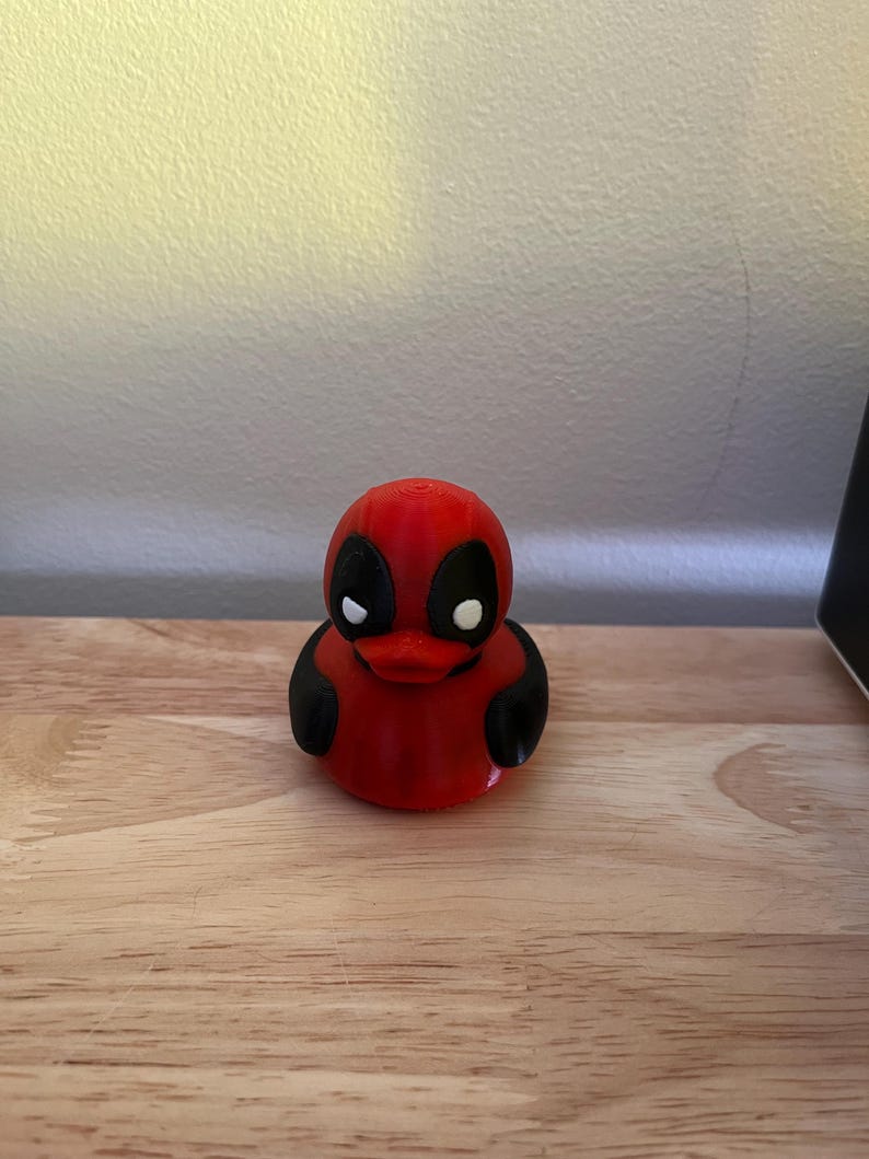 Deadpool Duck, 3D Printed Deadpool Style Duck, Wolverine, Marvel ...