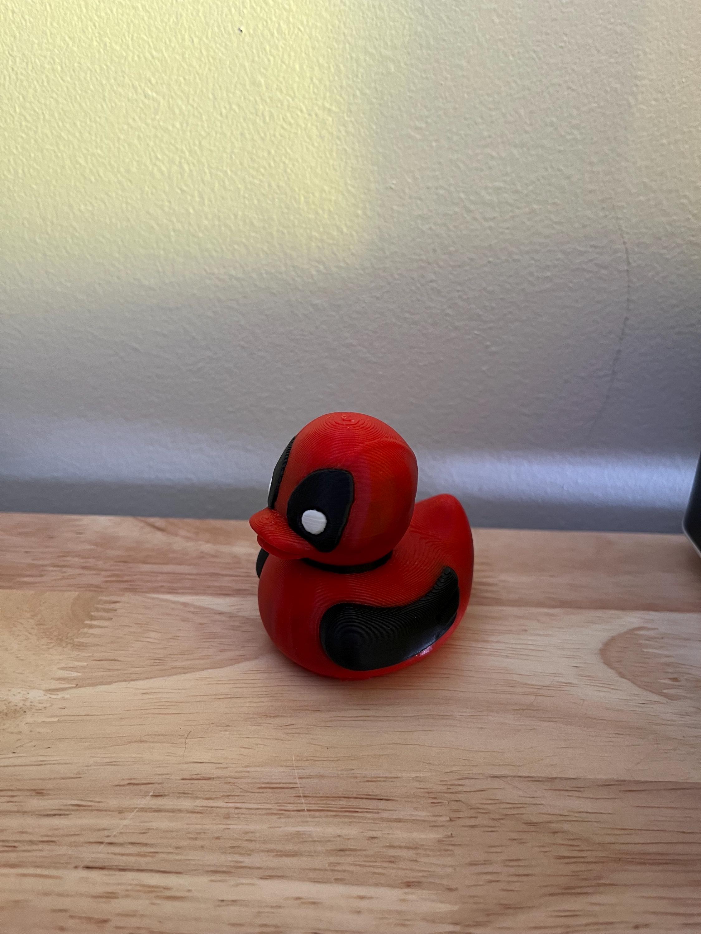 Deadpool Duck, 3D Printed Deadpool Style Duck, Wolverine, Marvel ...