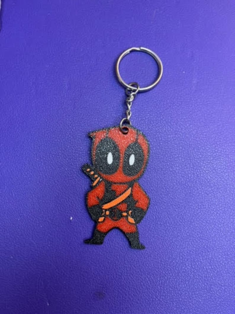 Marvel Keychains, Deadpool Keychain, Venom Keychain, Superhero Birthday ...