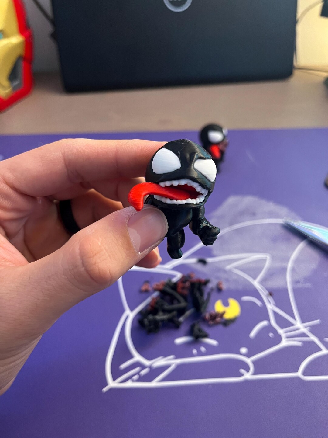 Mini Cartoon Venom Car Rearview Mirror Hanging Accessory - Etsy