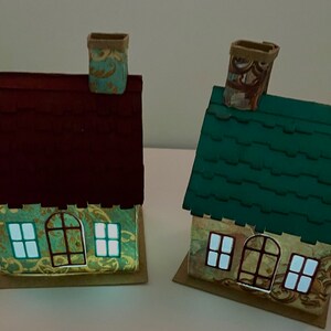 Paper Village Houses - Etsy