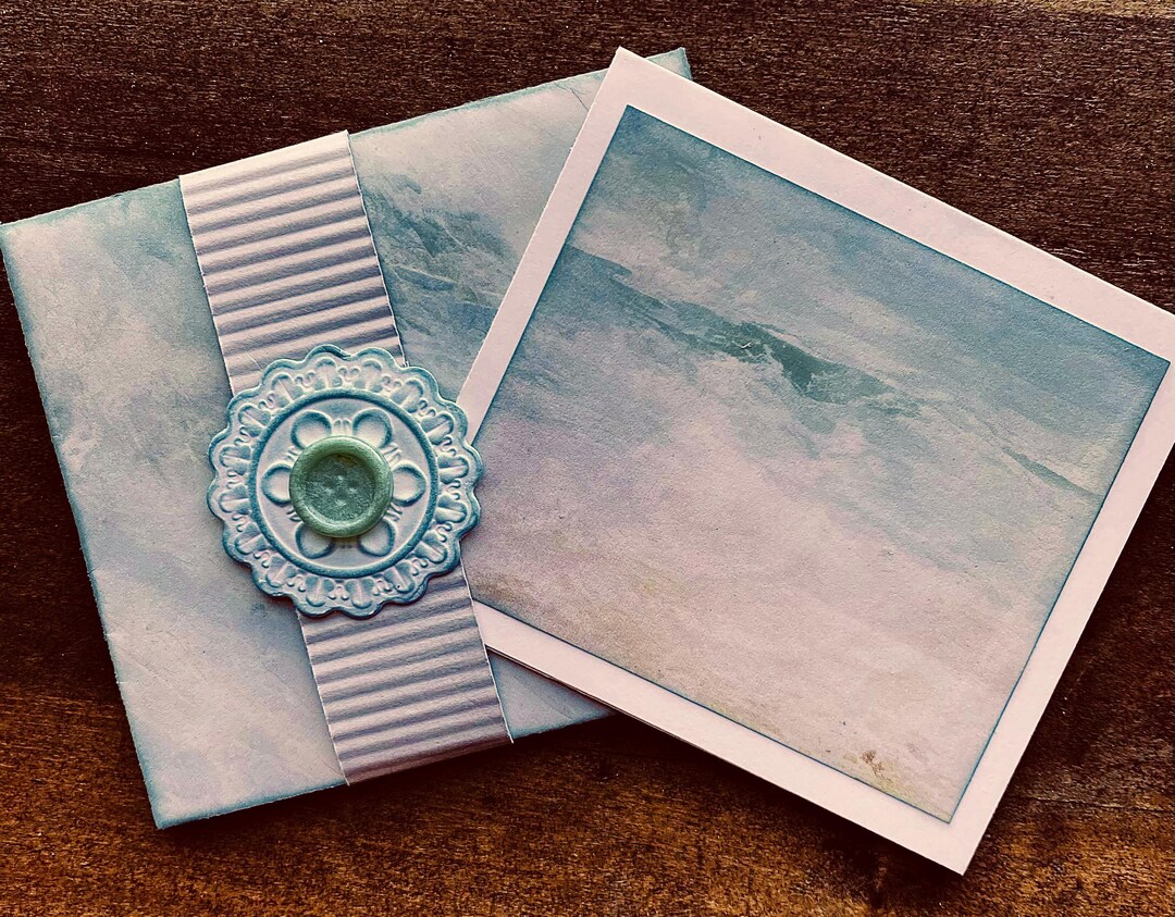 Handmade Note Card and Envelope Set - Etsy