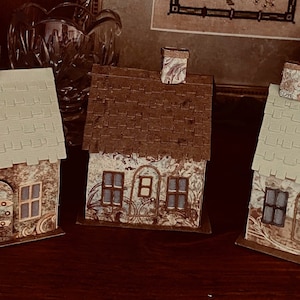 Paper Village Houses - Etsy