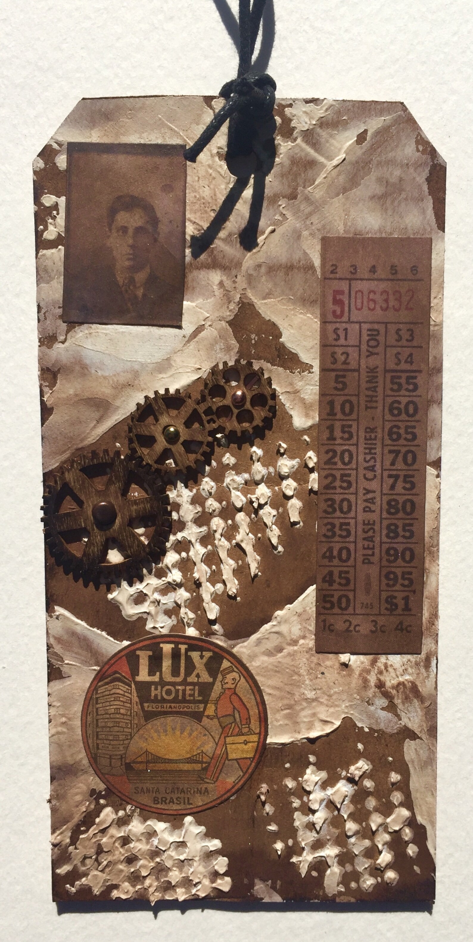 For the Men Gift Tags Mixed Media Handmade Recycled Cardboard - Etsy