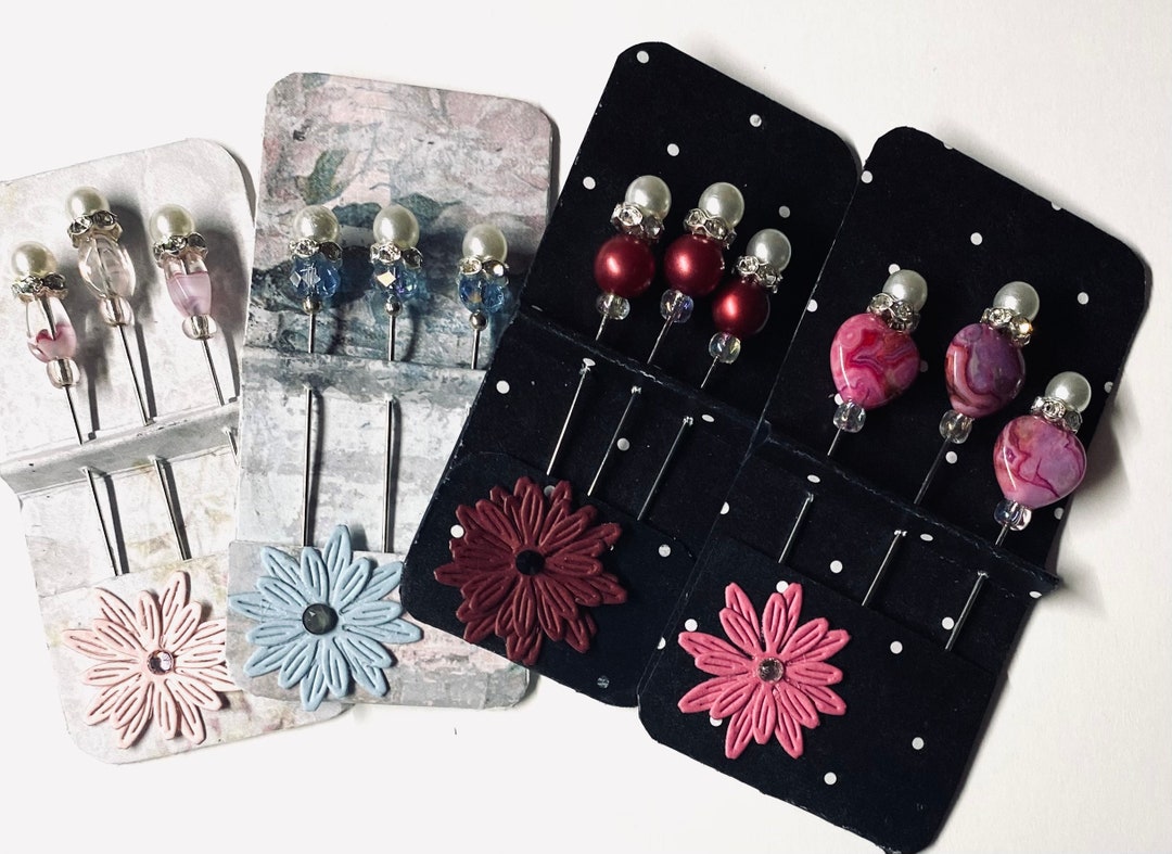 2.5 Inch Victorian Decorative Stick Pins - Etsy