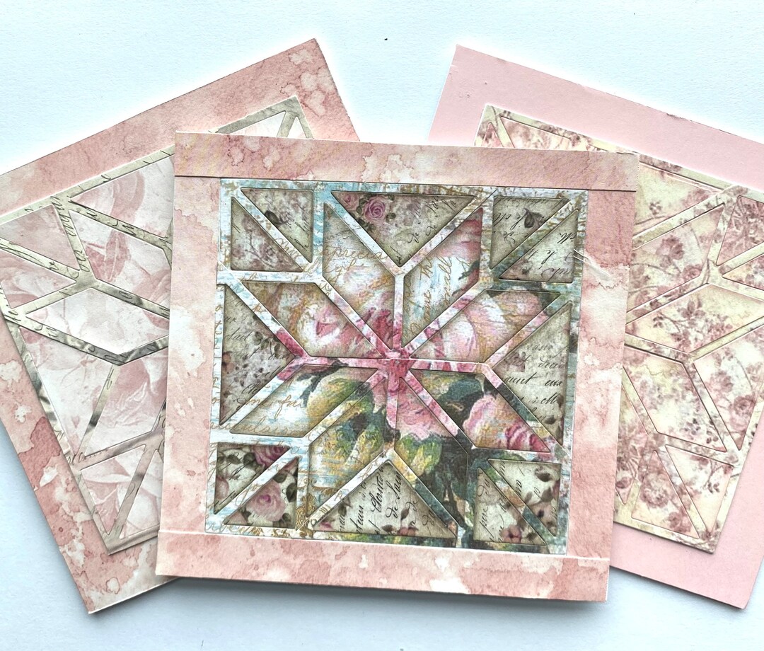 Designer Greeting Card Quilt Block Series 1 - Etsy