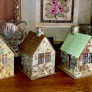 Paper Village Houses - Etsy