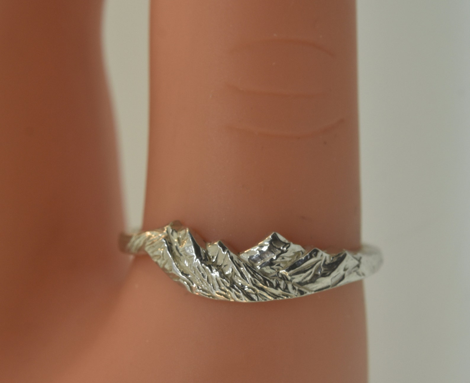 Mountain Ring Sculpted Mountain Ring Nature Ring - Etsy