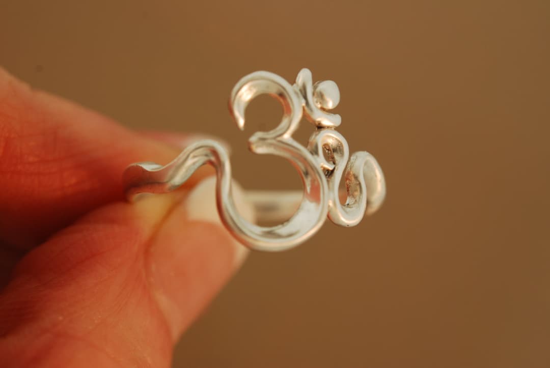 Om Sweet Om Ring, Ohm Ring, Om Ring, Gold Om Ring, Silver Om Ring, Ohm ...