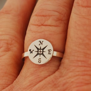 The Original Custom Compass Journey Ring, Compass Ring, Journey Ring ...