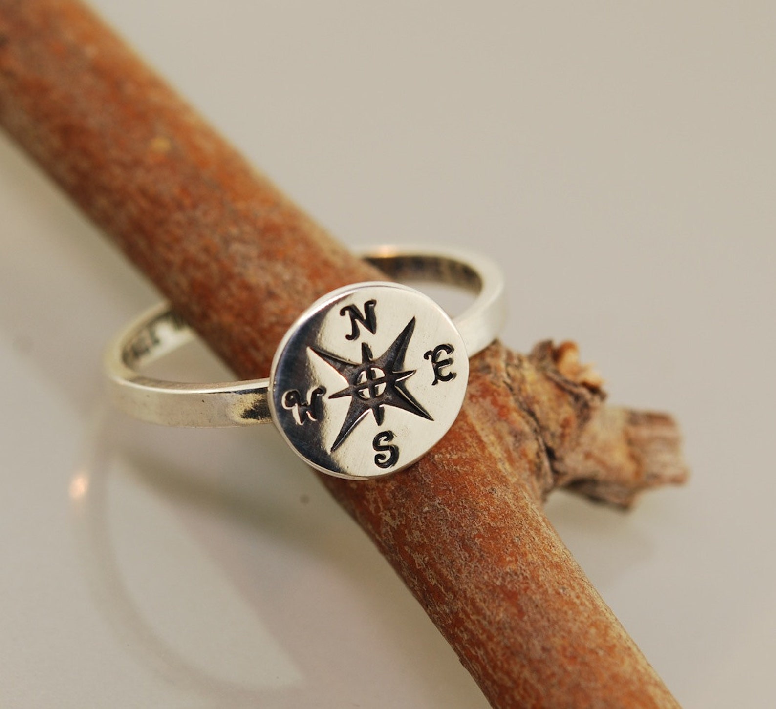 Compass Wander Ring Original Sterling Silver - Etsy
