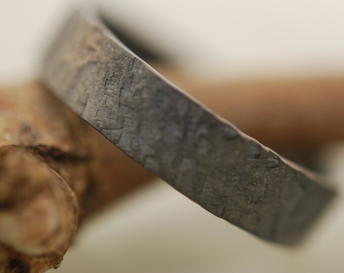 Mens Engagement Ring, Raw Silk Texture - Etsy