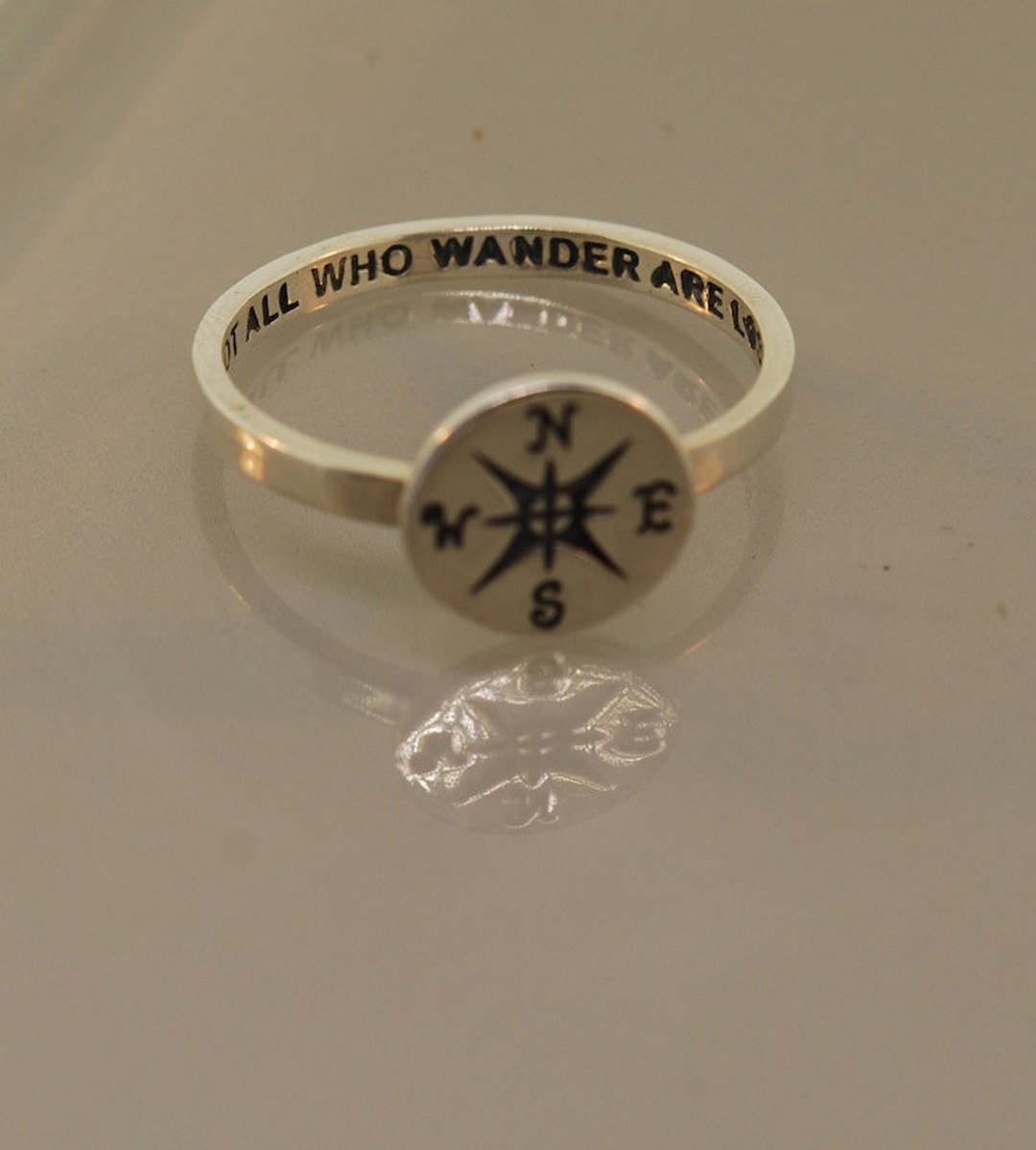 Compass Wander Ring Original Sterling Silver - Etsy