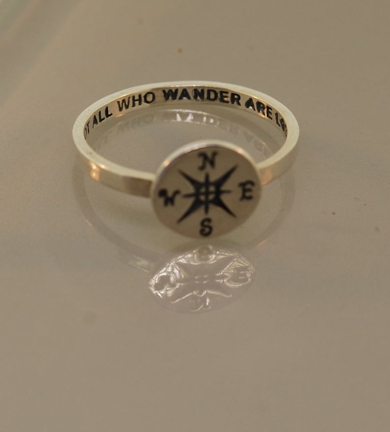 Compass Wander Ring Original Sterling Silver - Etsy