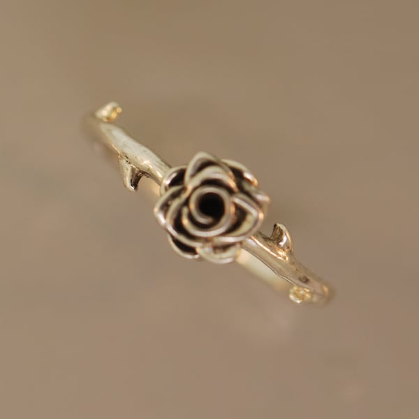 Rose Thorn Ring - Etsy