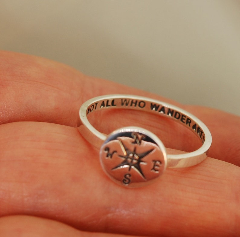 Compass Wander Ring Original Sterling Silver - Etsy