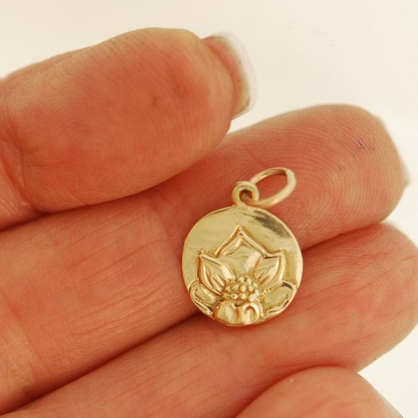 Lotus Flower Pendant - Etsy
