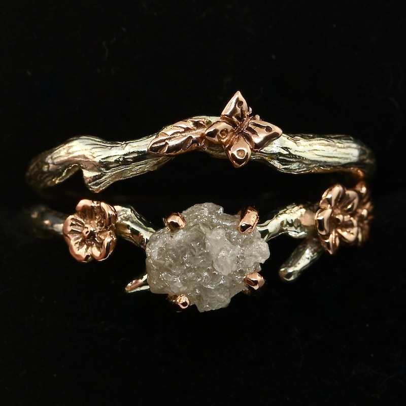 Branch Engagement Ring - Etsy