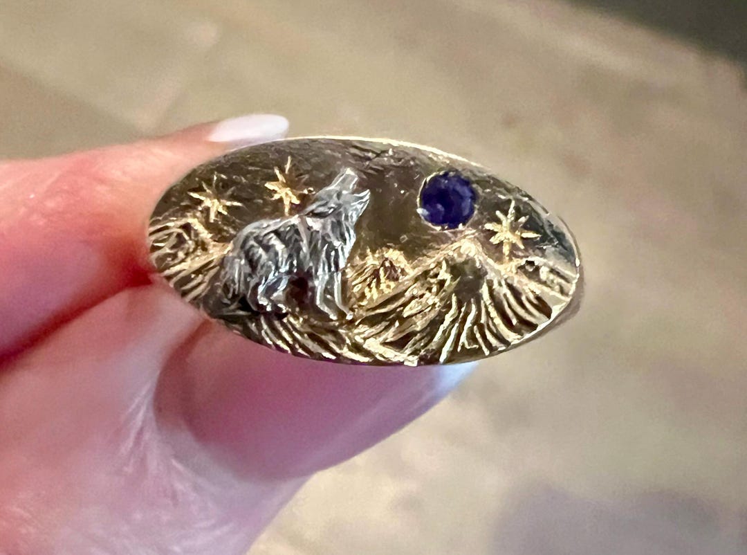 Mountain Ring, Sculpted Mountain Ring, Nature Inspired, Mountain ...