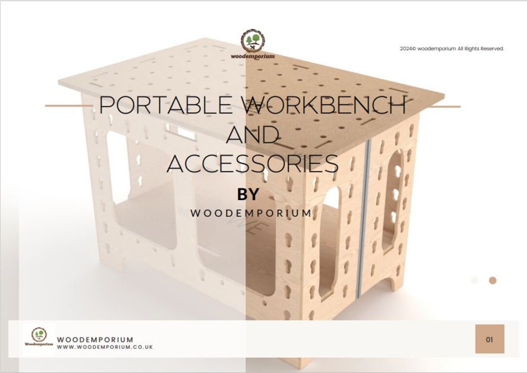 Portable Workbench Mft/3 Top Standard clamp Base Birch Plywood - Etsy