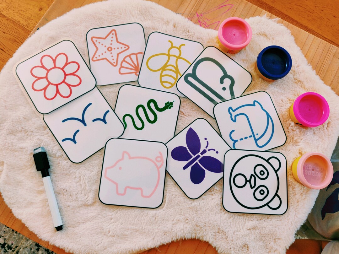 Multi-game Cards in PDF Format to Print and Laminate to Work on Shapes ...