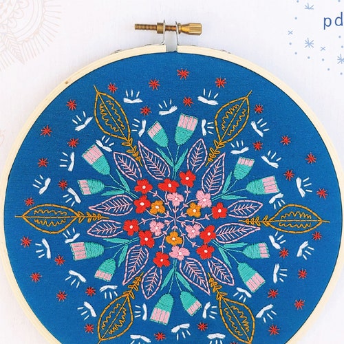 BLUE EYES Pdf Embroidery Pattern Embroidery Hoop Art Hand - Etsy
