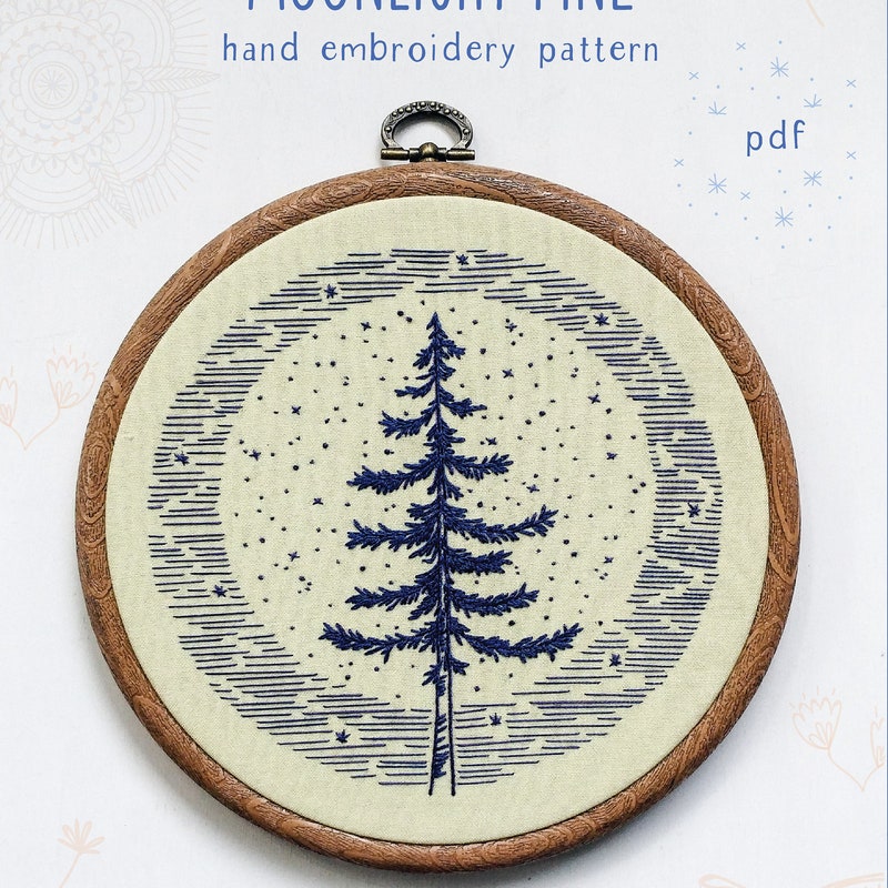 Pine Embroidery - Etsy