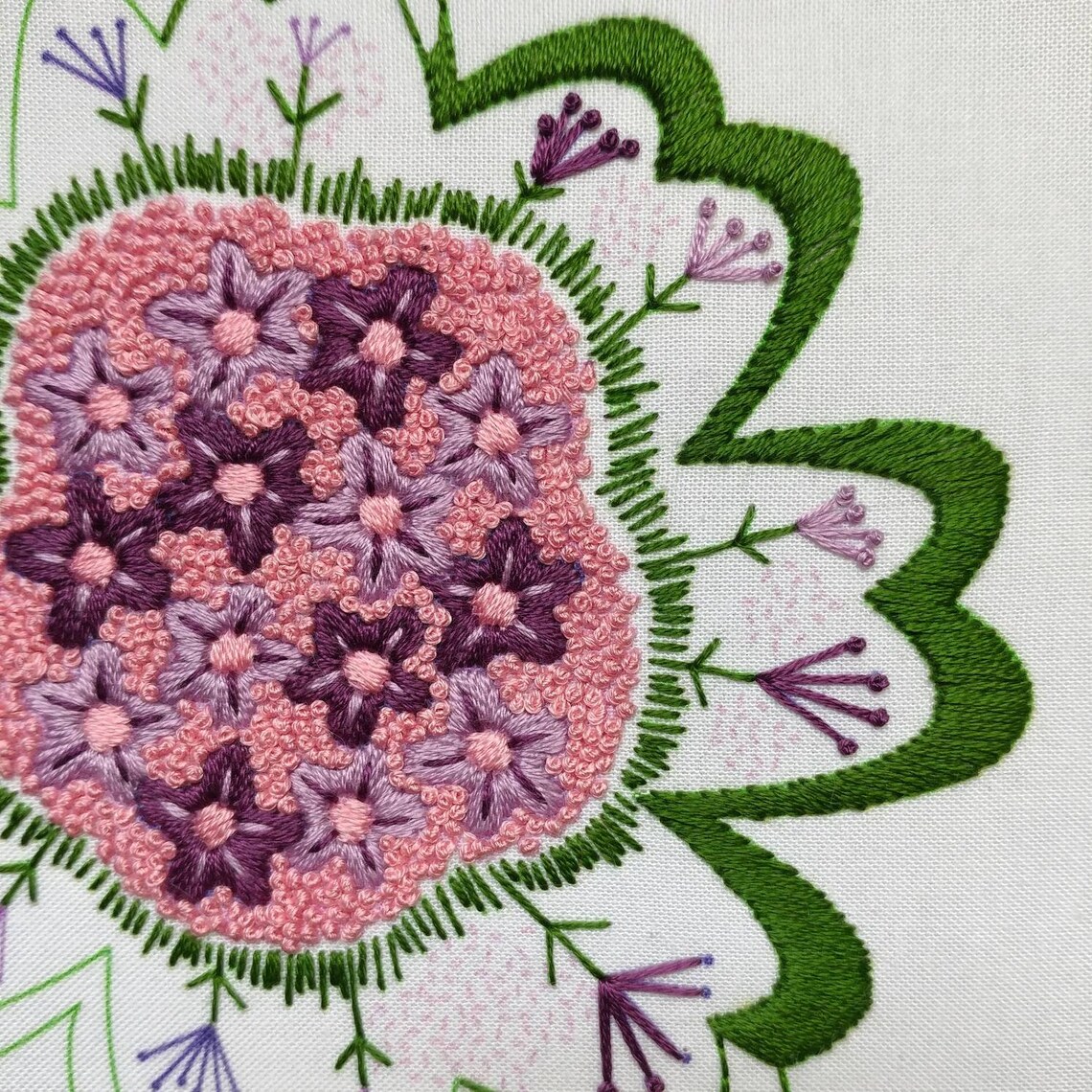 FLOWER PATCH Pdf Embroidery Pattern Embroidery Hoop Art - Etsy