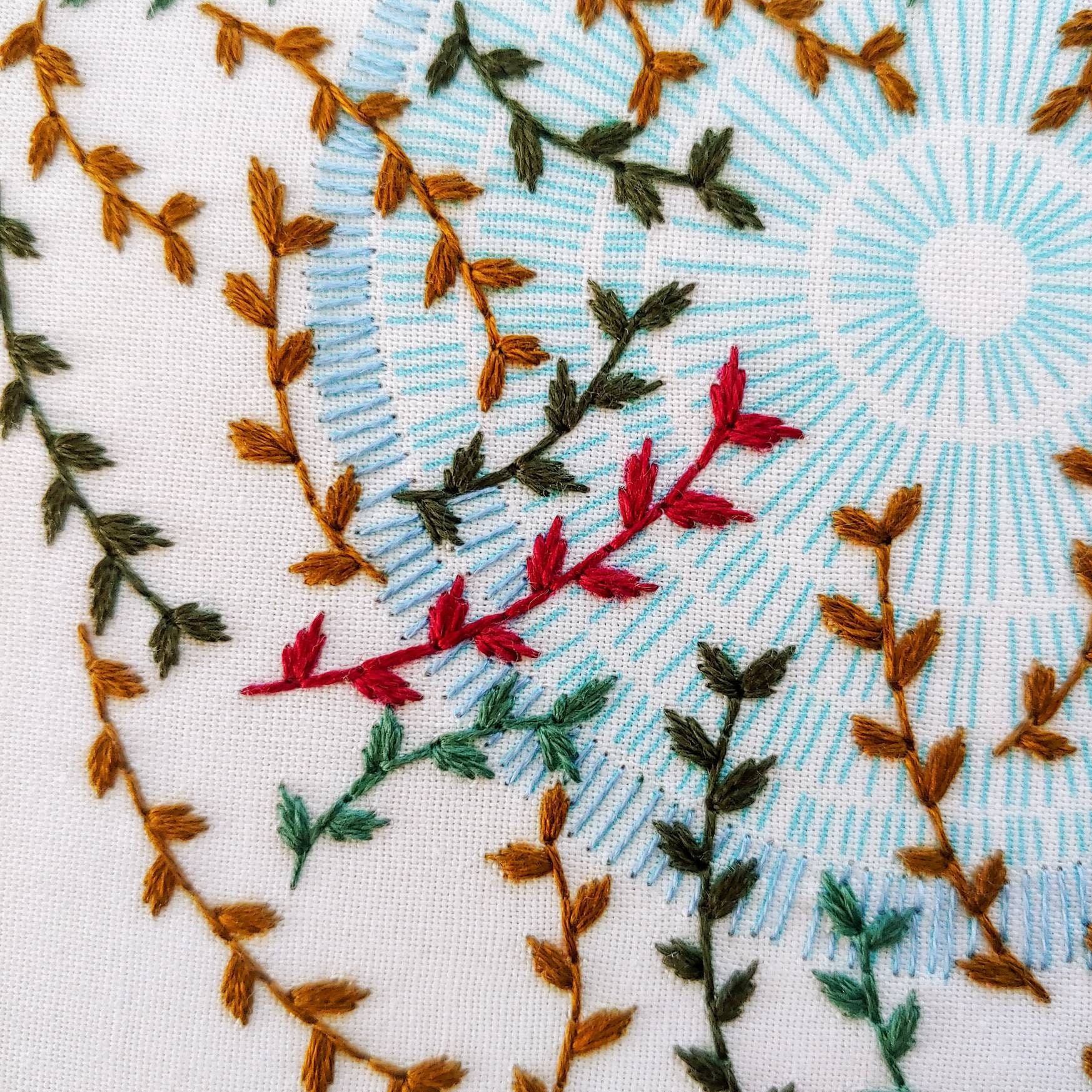 SKY SONG Pdf Embroidery Pattern Embroidery Hoop Art Hand | Etsy