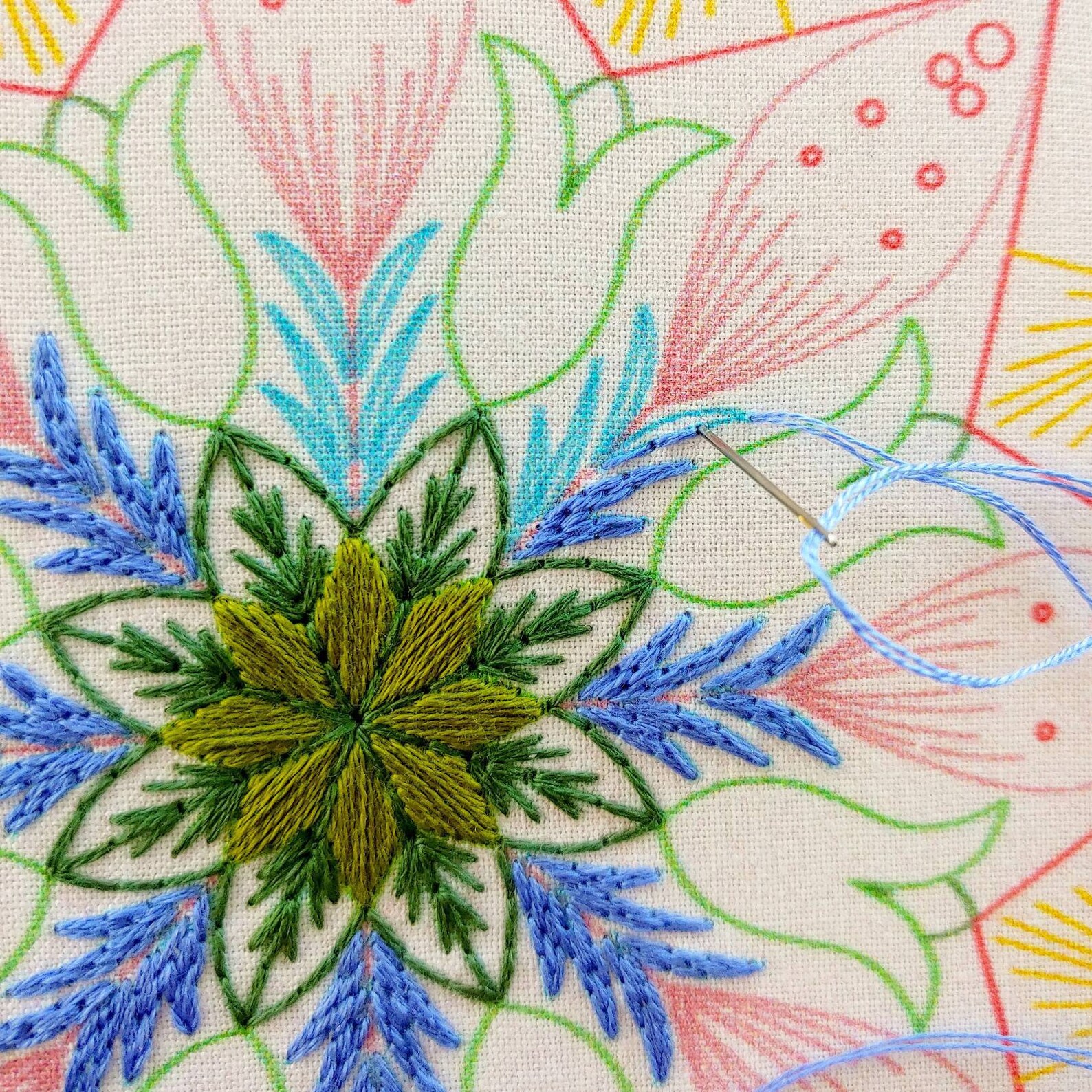 MARKET DAY Pdf Embroidery Pattern Embroidery Hoop Art Hand - Etsy