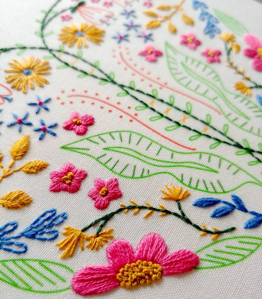 FULL HEART Pdf Embroidery Pattern Embroidery Hoop Art - Etsy