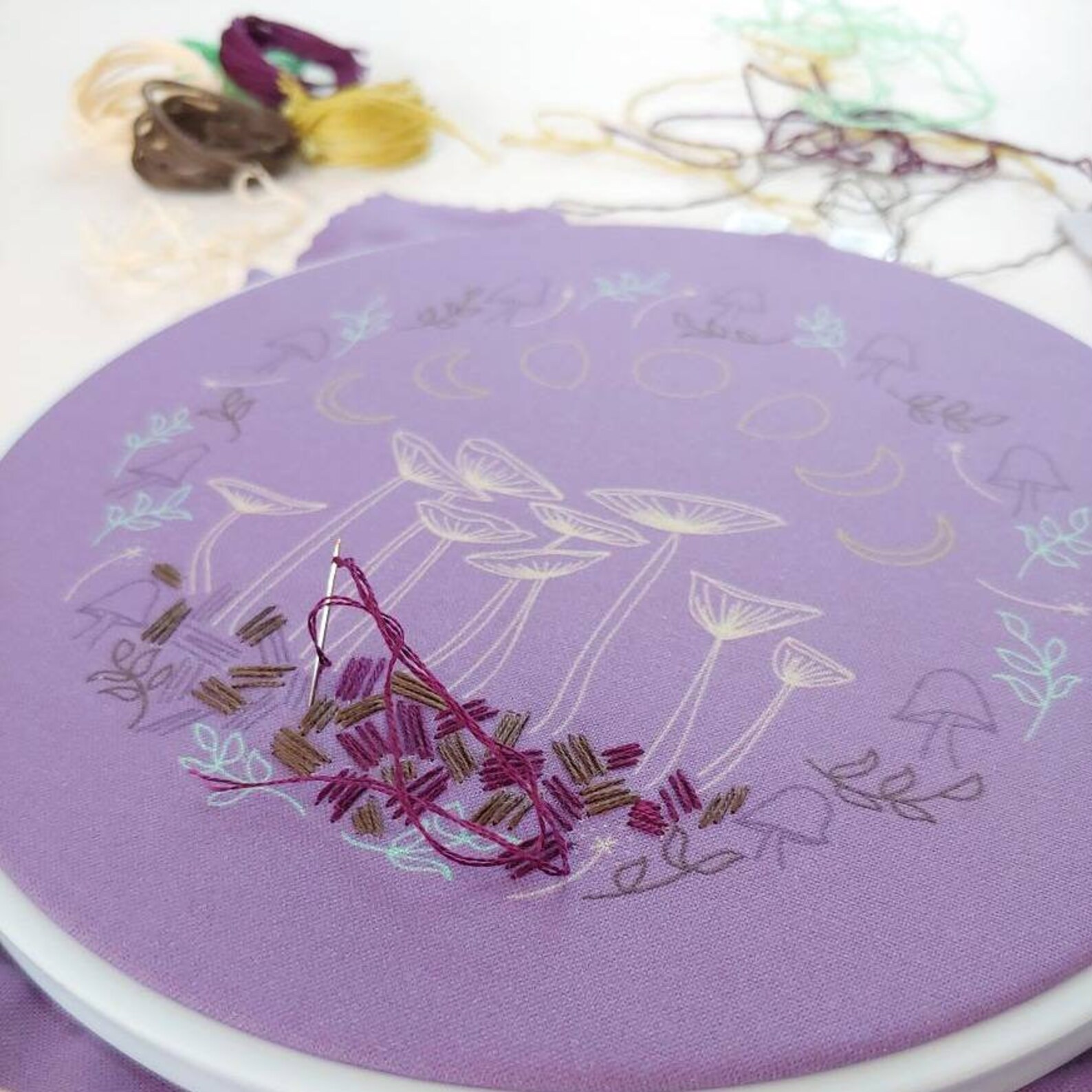 FAIRY RING Pdf Embroidery Pattern Embroidery Hoop Art - Etsy