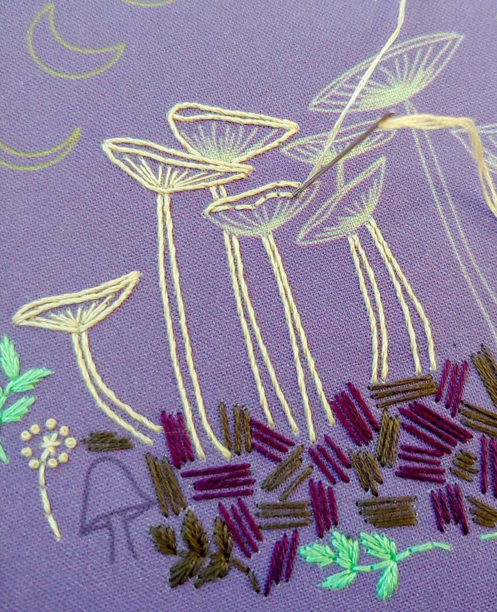 FAIRY RING Pdf Embroidery Pattern Embroidery Hoop Art - Etsy