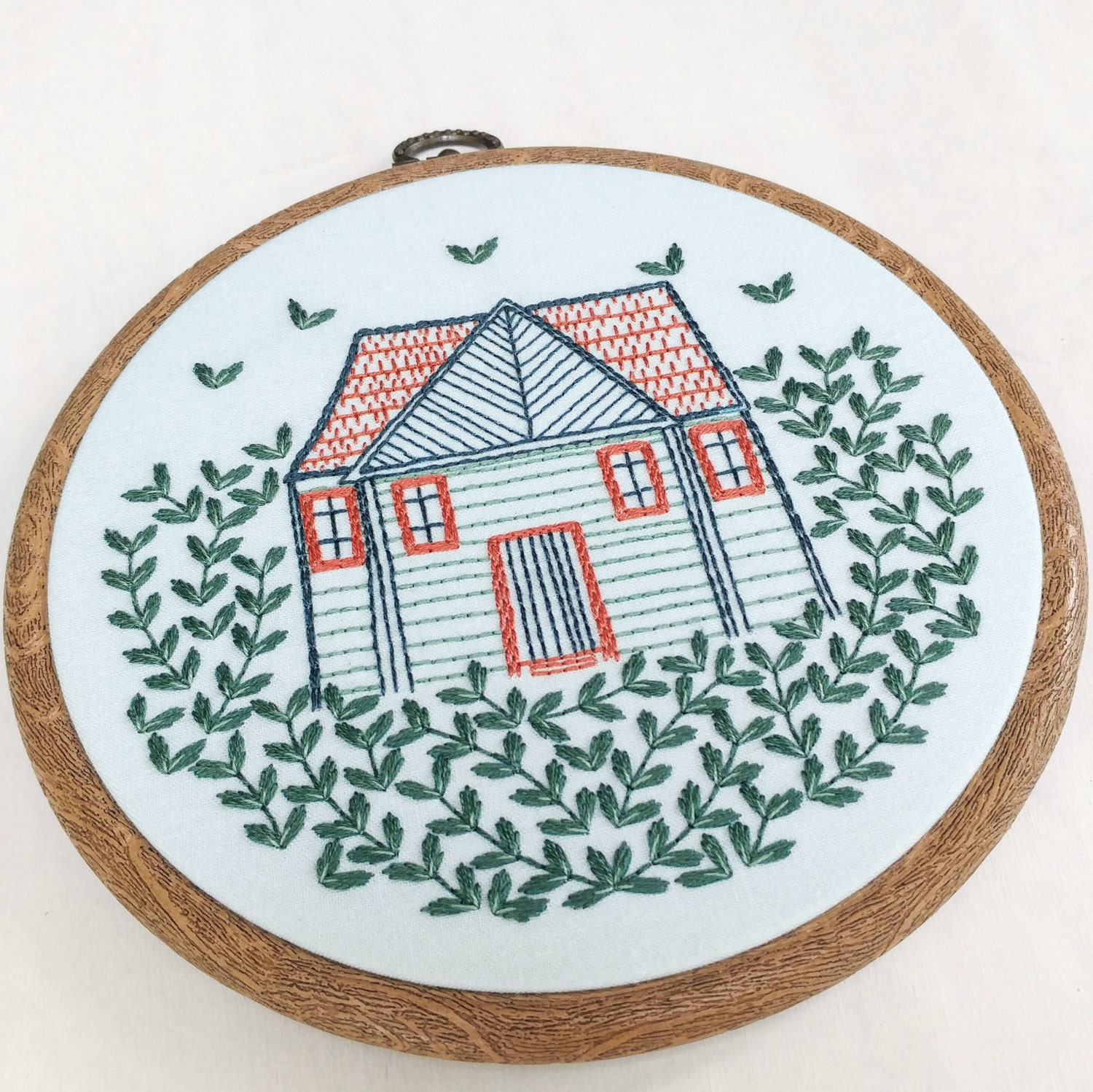 HOME GROWN pdf embroidery pattern embroidery hoop art | Etsy